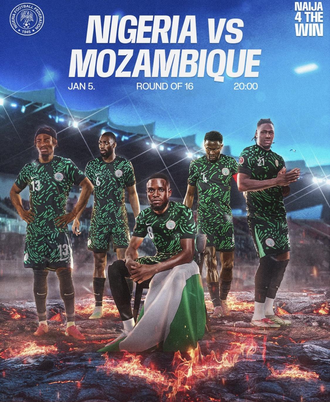 AFCON Match Preview: Nigeria vs Mozambique - Voice of Nigeria ...